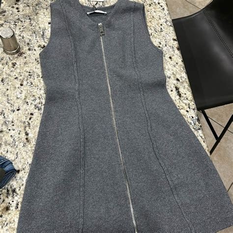 Zara Dresses Zara Grey Dress Poshmark