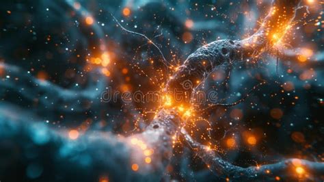 Neural Network Visualization Generative Ai Stock Illustration