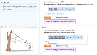 Solved The Man Attempts To Pull Down The Tree Using The Chegg Com