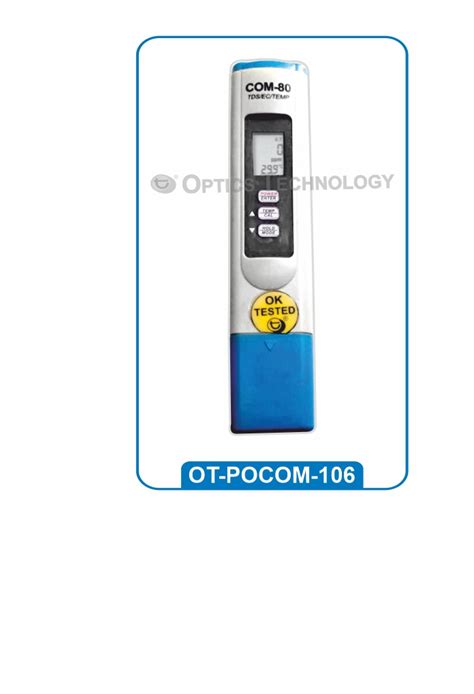 Conductivity Meter Digital Pocket Type Optics Technology