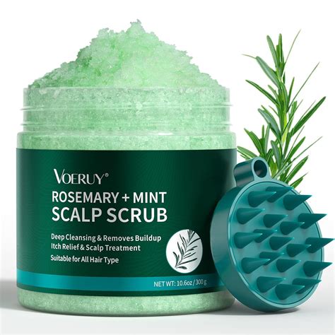 Scalp Scrub Rosemary Scalp Exfoliator Scrub Shampoo 1 Scalp Treatment With Mint Oil Hair