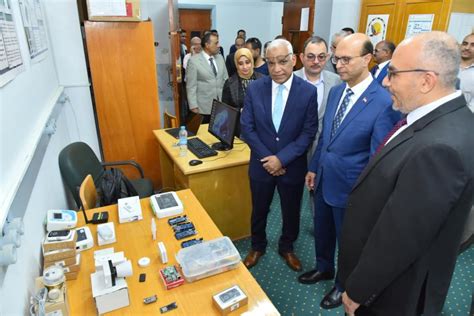 The President Of Assiut University Conducts An Inspection Tour Of The Sectors And Units Of The