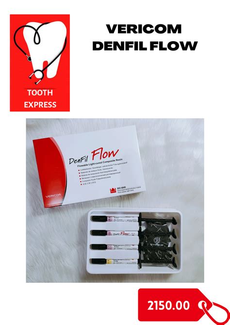Vericom Denfil Flow Flowable Light Cured Composite Resin Lazada Ph