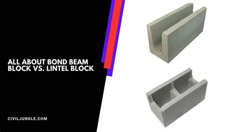 Exploring The Differences Between Bond Beam Blocks And Lintel Blocks For Structural Support Nel