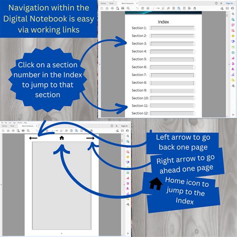 Digital Notebook PDF Fillable General Purpose Digital Notebook For PC Laptop Etsy