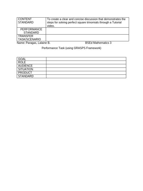 grasps framework pdf