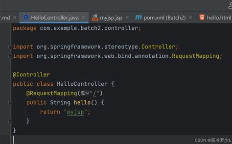 Idea中创建spring Boot项目，并访问html文件或jsp文件idea Springboot Html Csdn博客