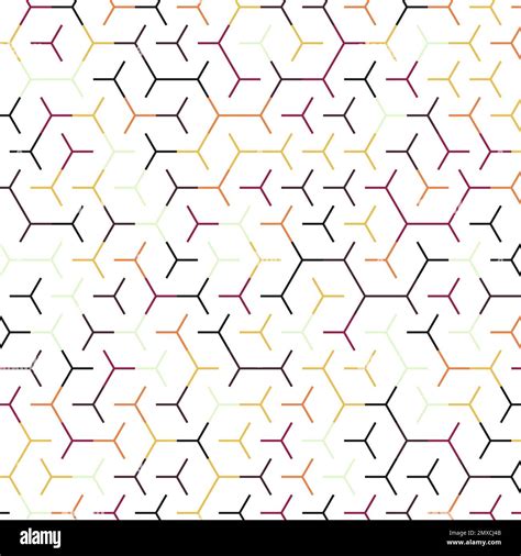 Hexagonal Maze Generative Pattern Illustration Stock Vector Image And Art