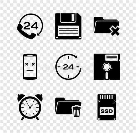 set telephone 24 hours support floppy disk delete folder alarm clock