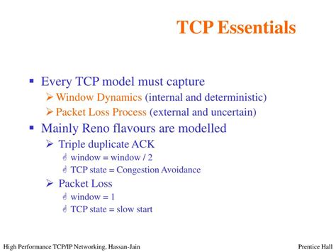 Ppt Tcp Modelling Powerpoint Presentation Free Download Id6358451