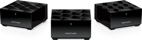 Customer Reviews Netgear Nighthawk Ax3000 Dual Band Mesh Wi Fi System 3 Pack Black Mk73s