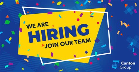 The Canton Group On Linkedin Were Hiring The Canton Group