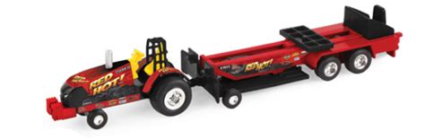 164 Case Ih Red Hot Pulling Tractor And Sled Daltons Farm Toys