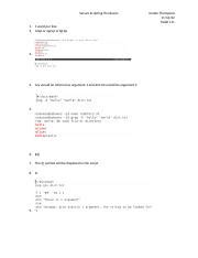 Secure Scripting The Basics Docx Secure Scripting The Basics 1 1