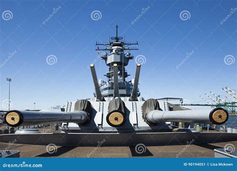 Uss Iowa Museum Ship Editorial Photo Image Of Battleship 90194051