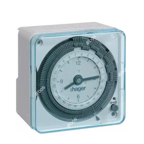 Hager Eh711 24 Hour Timer Switch Security Safety Shopee Malaysia