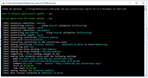 Cómo instalar un certificado Lets Encrypt en Windows Server IIS Clouding io