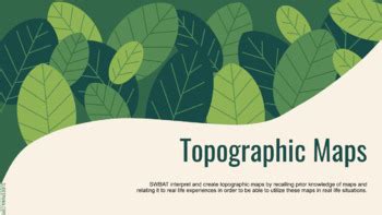 Topographic Map Lesson By Marissa St Louis TPT