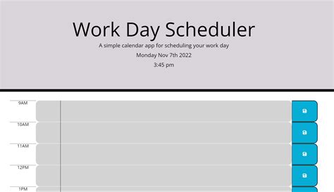 Github Graham1996workday Scheduler
