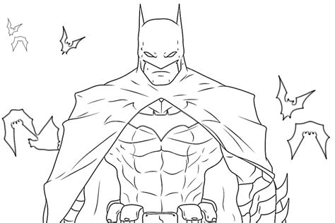 Batman رسومات للتلوين 🦇 Pepelt