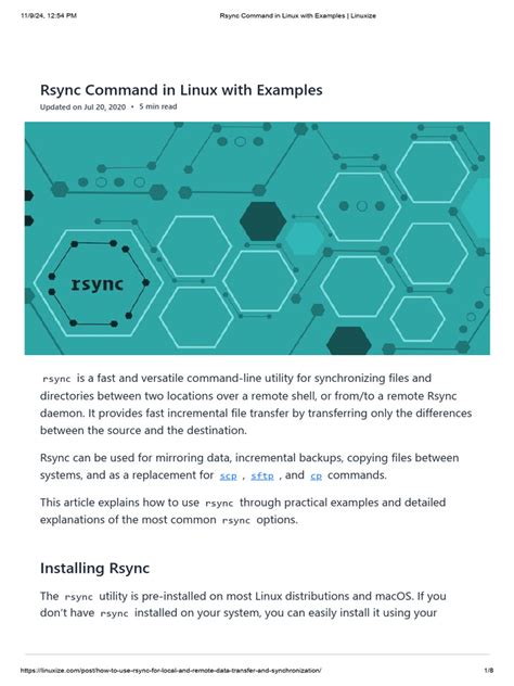 rsync command in linux with examples linuxize 2 pdf secure