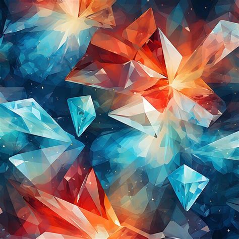 Premium Photo Background Of Angular Diamonds Acrylic Material Faceted Prism Decorations