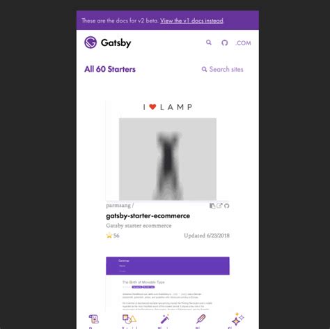 starter showcase · issue 5334 · gatsbyjs gatsby · github