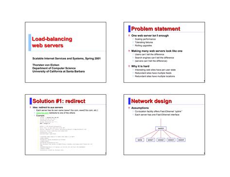 Load Balancing Web Servers Load Balancing Web Servers Pdf
