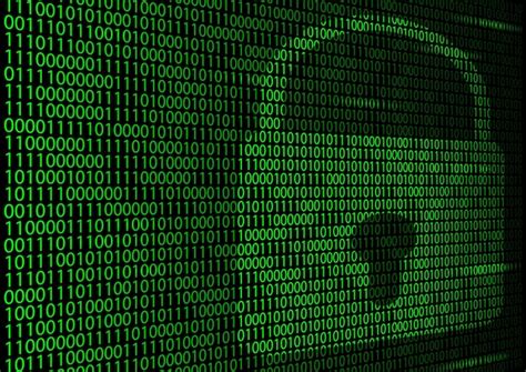 Premium Vector Binary Matrix On A Black Background And Lock Background