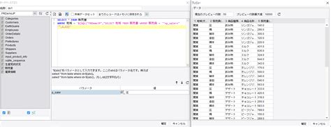 動的なデータベースクエリ finereport help document
