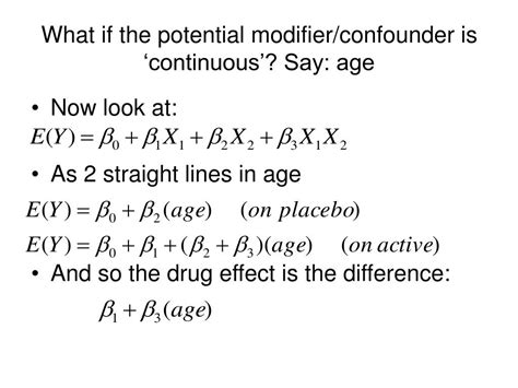 Ppt Using Regression Analysis To Assess Potential Effect Modifiers And Confounders Powerpoint