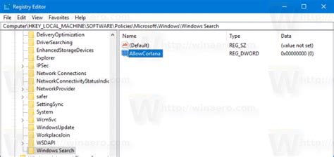 Disable Cortana In Windows 10 Creators Update