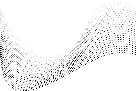 Premium Vector Abstract Flow Wave Dots Background Abstract Halftone