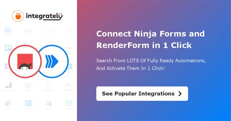 Ninja Forms Renderform Integration Connect In 1 Click ️