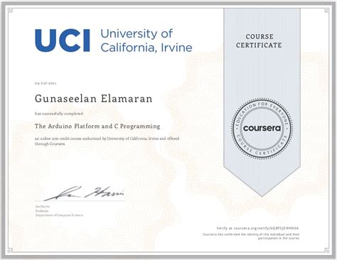 Gunaseelan Elamaran On Linkedin C Cplusplus Arduino Coursecompletion