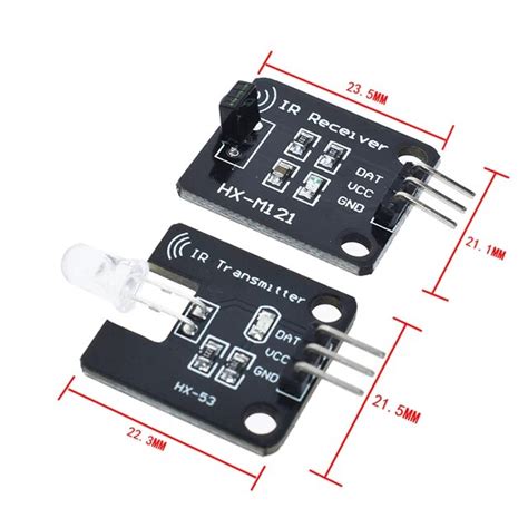 Set Lot Ir Infrared Transmitter Module Ir Digital Khz Infrared Receiver Sensor Module For
