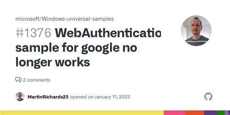 Webauthenticationbroker Sample For Google No Longer Works Issue Microsoft Windows