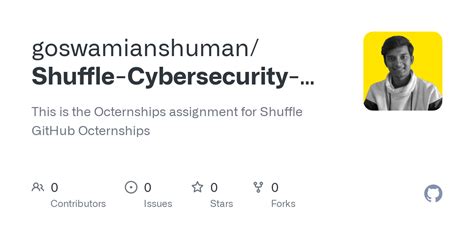 Github Goswamianshumanshuffle Cybersecurity Engineer Octernship