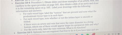 Solved Exercise 18 4 Procedure 1 ﻿obtain Slides And Draw