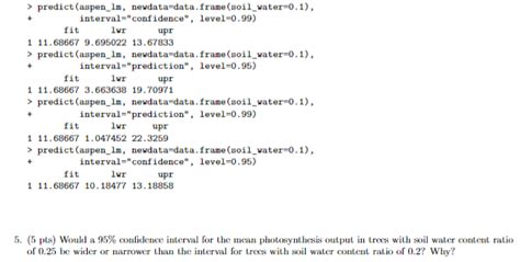 Solved Residual Standard Error On Degrees Of Chegg