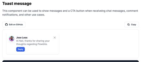 Tailwind Css Toast Component For Alert Messages And Push Notifications
