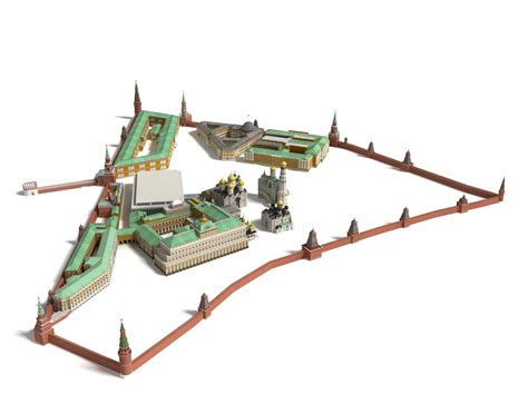 3 d model of the Kremlin, Moscow free image download