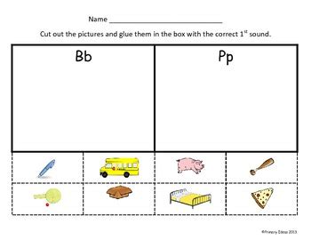 First Sound Sort Freebie By Primary Ideas Teachers Pay Teachers