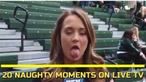 20 Naughty Moments On Live Tv Youtube