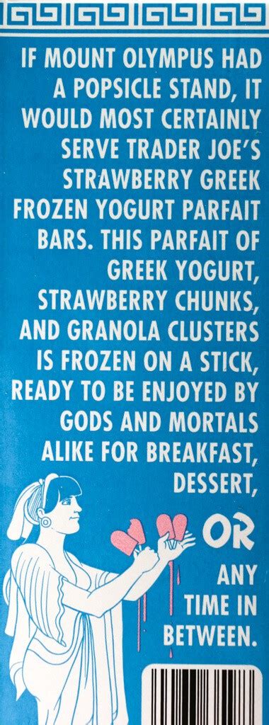 Trader Joes Strawberry Greek Frozen Yogurt Parfait Bars
