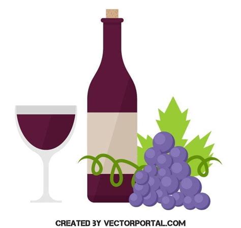 와인과 포도의 병 Ai Eps Uidownload