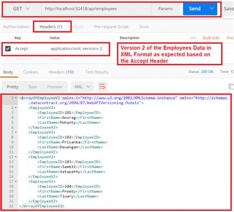 Web Api Versioning Using Accept Header Dot Net Tutorials