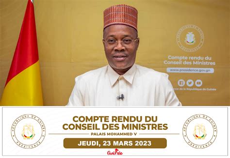 Compte Rendu Du Conseil Des Ministres Gouv