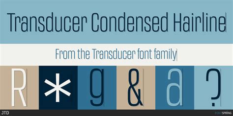 Fonts Similar To Transducer