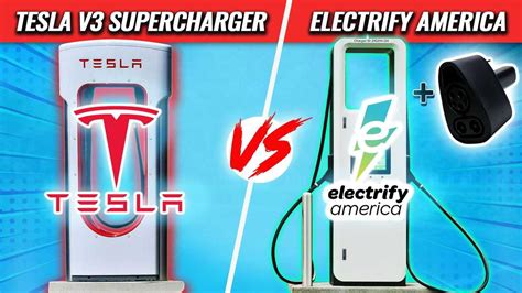 Tesla Versus Electrify America Which Is Faster